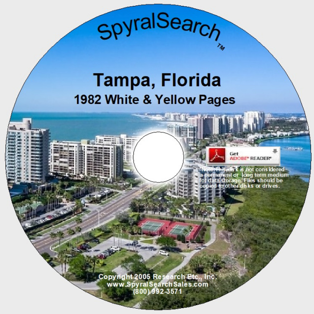 FL - Tampa 1982 Phone Book